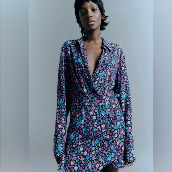 Zara | Dresses | Zara Floral Dress | Poshmark